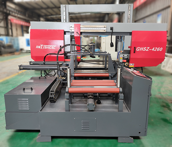 Fully automatic rotate angle band saw machine —— steel pipe cutting ...